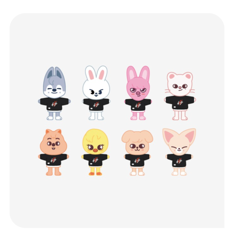 STRAY KIDS - SKZOO OFFICIAL MINI PLUSH – K.Story.Peru